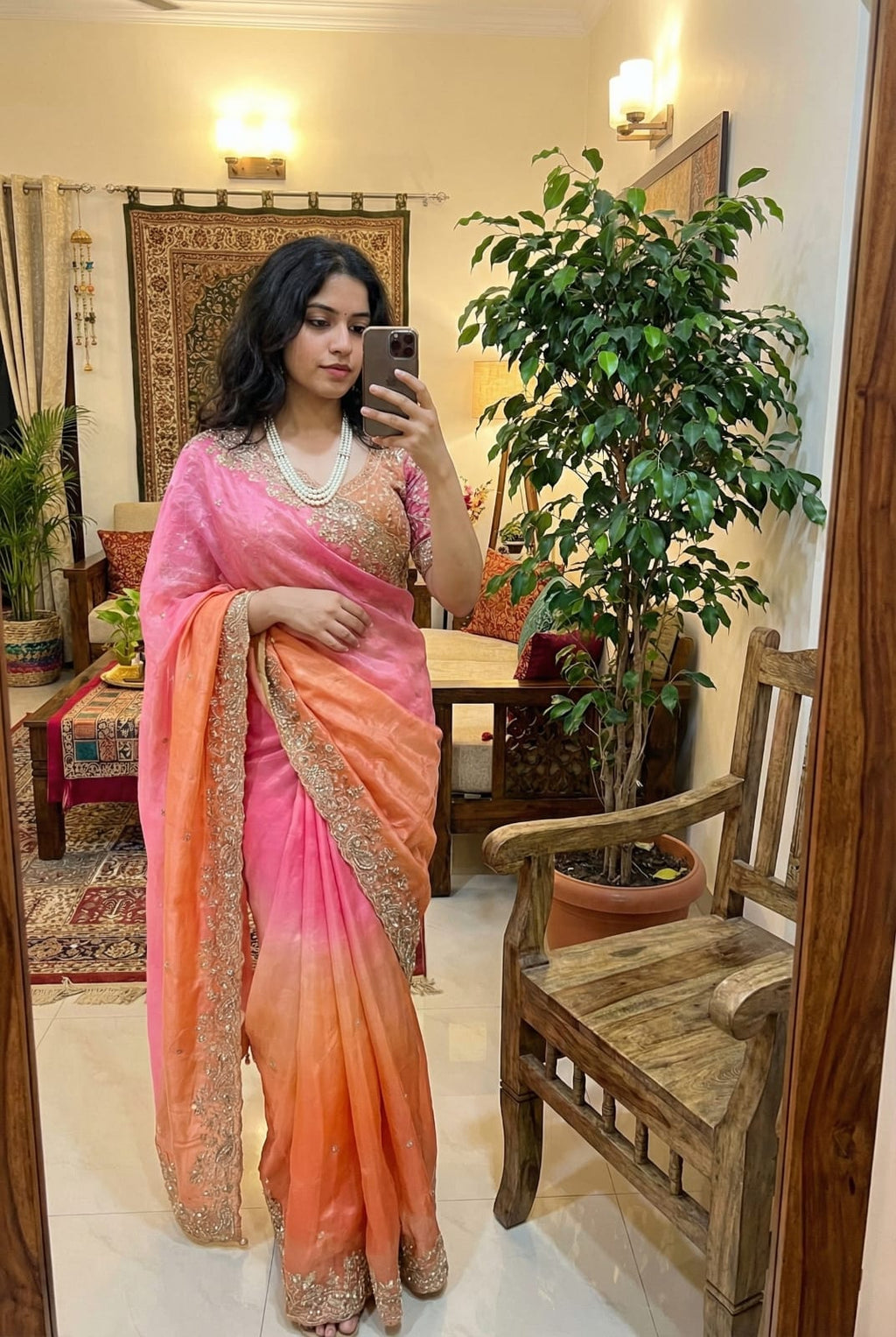 Wedding Fendy Sartin With2D Color Embroidery Saree – Hardik Collection